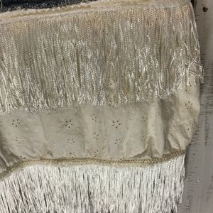 Altered | Skirts | Vintage Upcycled Fringe Denim Boho Chic Skirt Sz 9 ...